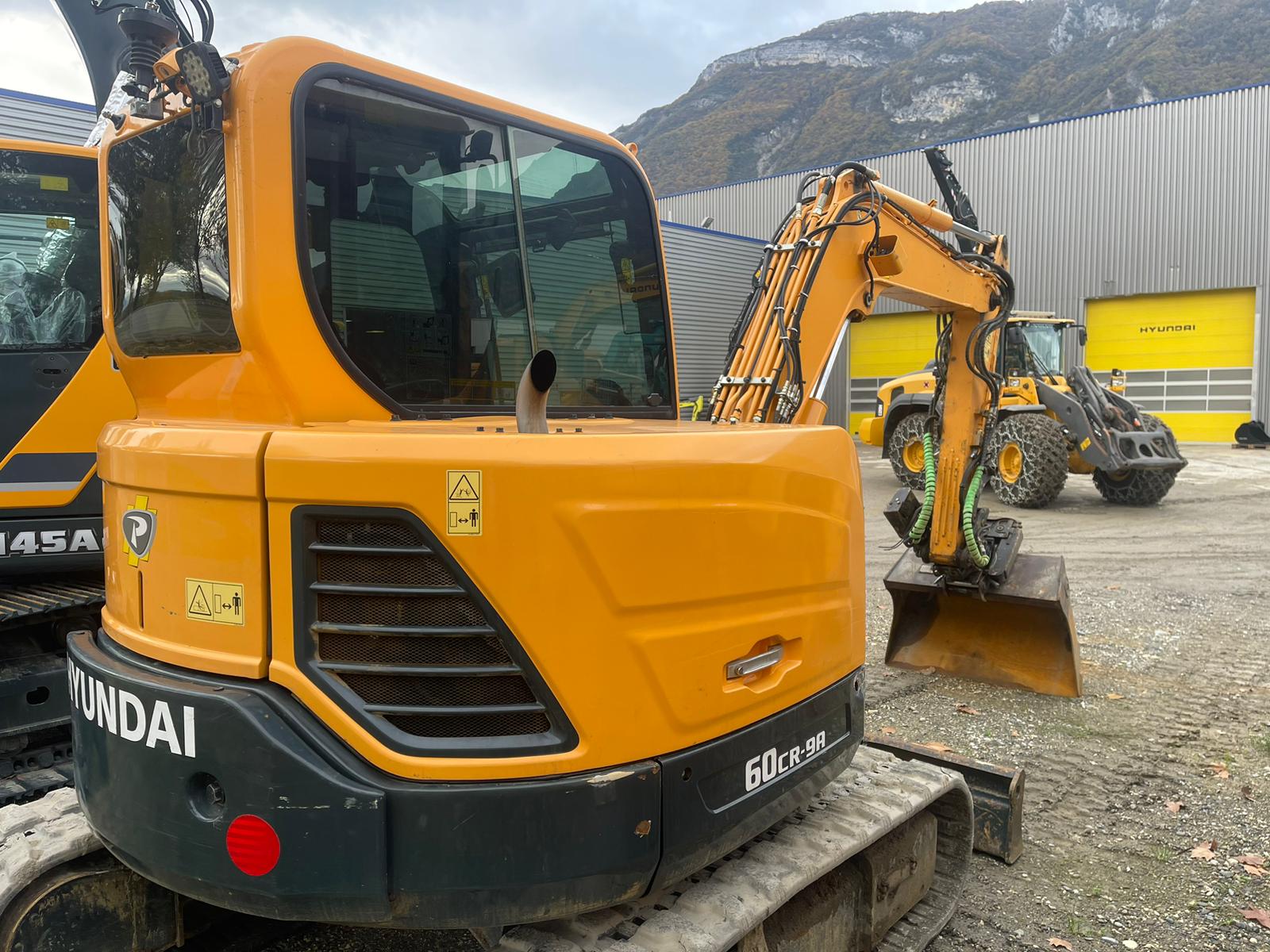 Mini pelle sur chenilles HYUNDAI R60CR-9 - CURTY MATÉRIELS